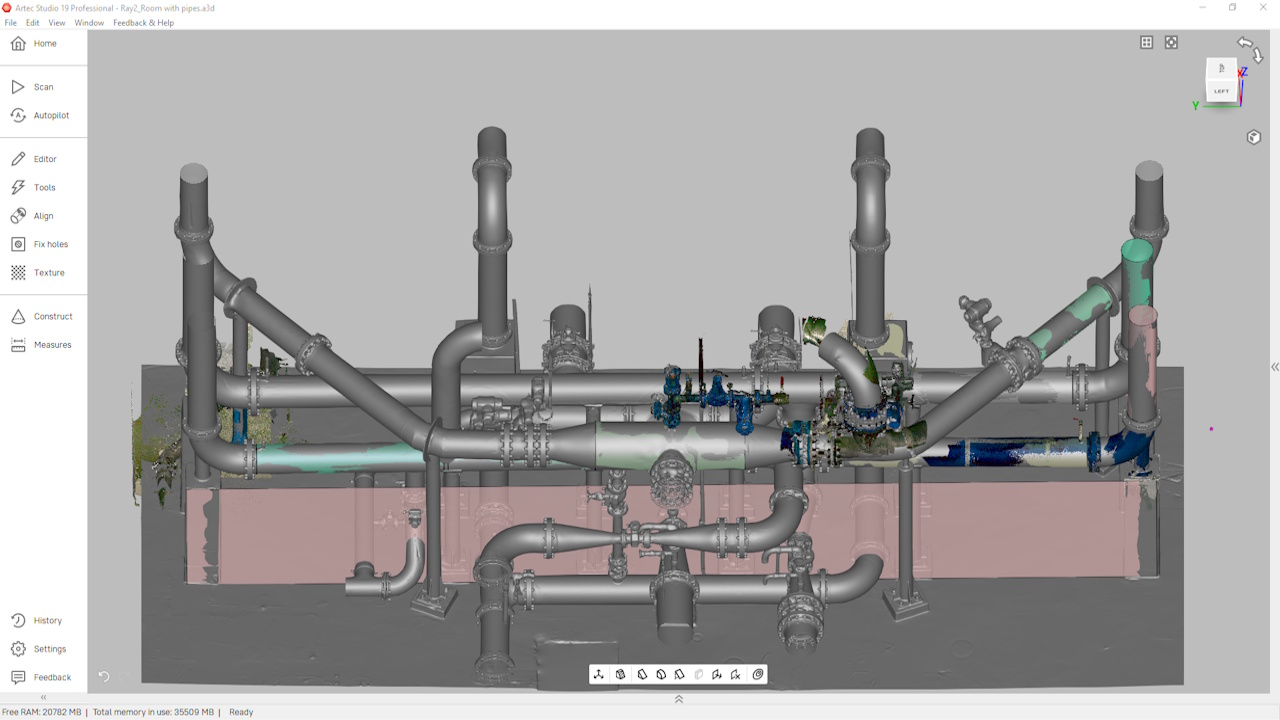 3D skeniranje procesnih postrojenja i fabrika kombinacijom dva 3D skenera | SOLFINS